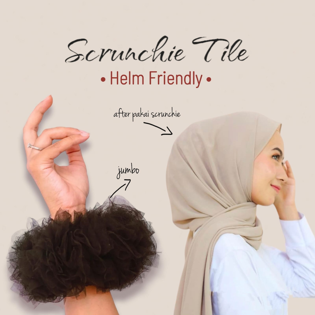 Jual Scrunchie Ikat Rambut TILE Cepol Hijab/ CEPOL TALI RAMBUT ANTI ...