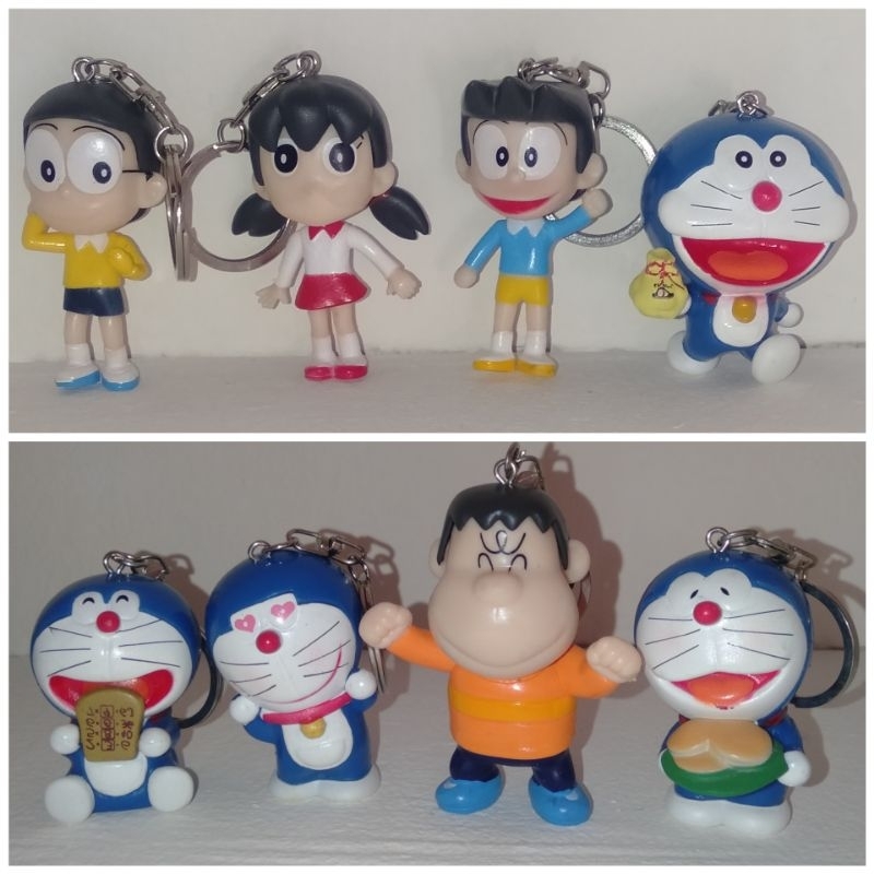 Jual figure keychain gantungan kunci anime doraemon ganci action figure ...