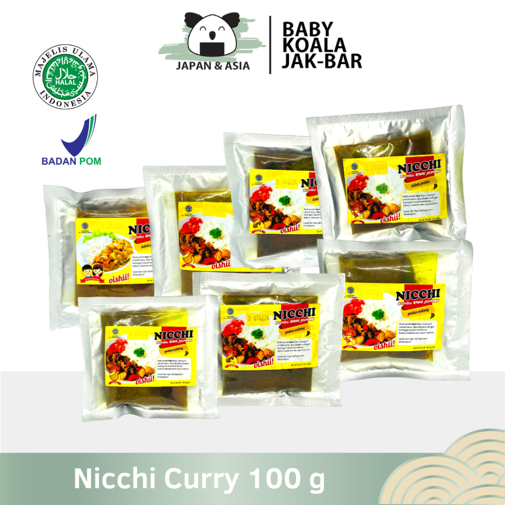 Jual Nicchi Bumbu Kare Jepang 100 g Halal │ Japan Curry Kari Ala Jepang ...