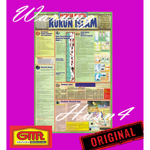 Jual Poster Panduan Praktis Rukun Islam | Shopee Indonesia