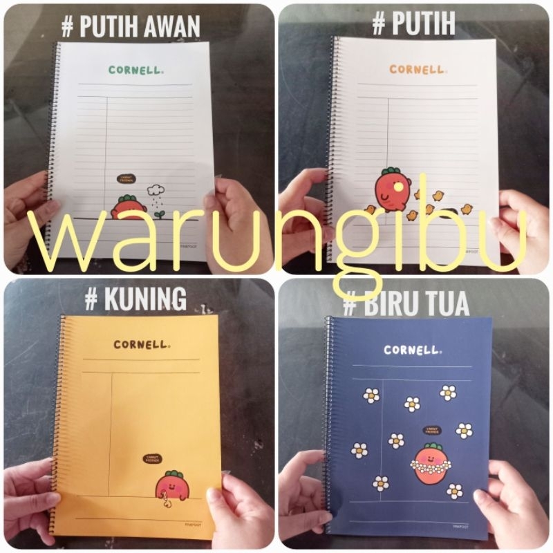 Jual Spiral Ruled Cornell Notebook Buku Tulis Catatan Kuliah Garis ...
