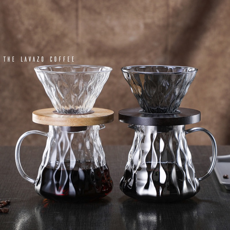 Jual OBSIDIAN FLOWER PATTERN V60 GLASS DRIPPER + SERVER SET | BREWING TOOLS | Shopee Indonesia