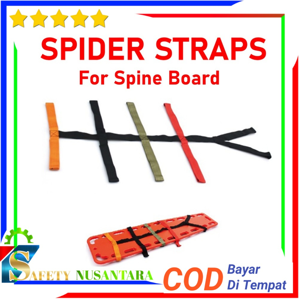 Jual Spider Strap For Long Spine Board / Tali Penahan Badan Papan Tandu ...