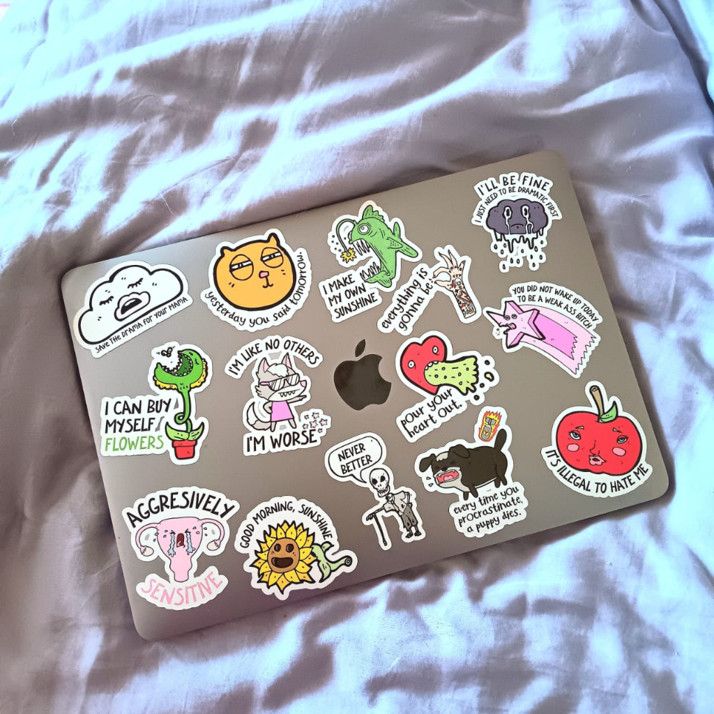 Jual sticker vinyl lucu waterproof (seri 2) | Shopee Indonesia