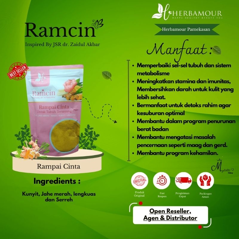 Jual [Meylitha] Ramcin ( RAMPAI CINTA) Resep JSR dr. Zaidul Akbar ...