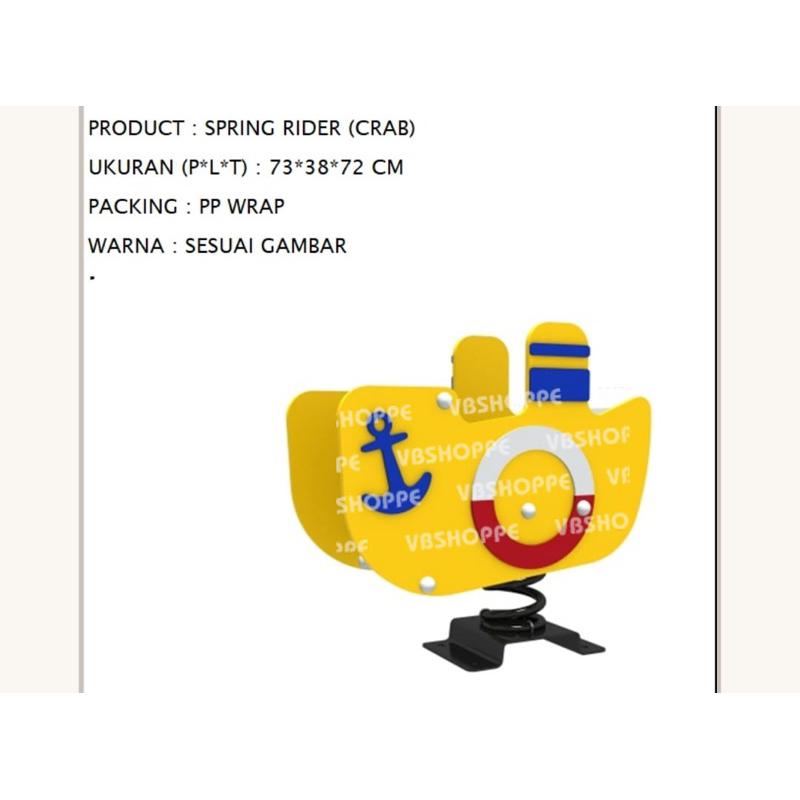 Jual JUMBO FREE MANDI BOLA KUDA KUDAAN SPRING RIDER MOBIL MOTOR JUNGKAT ...