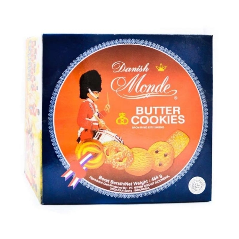 Jual MONDE BUTTER COOKIES BLUE BISKUIT KALENG 454g | Shopee Indonesia