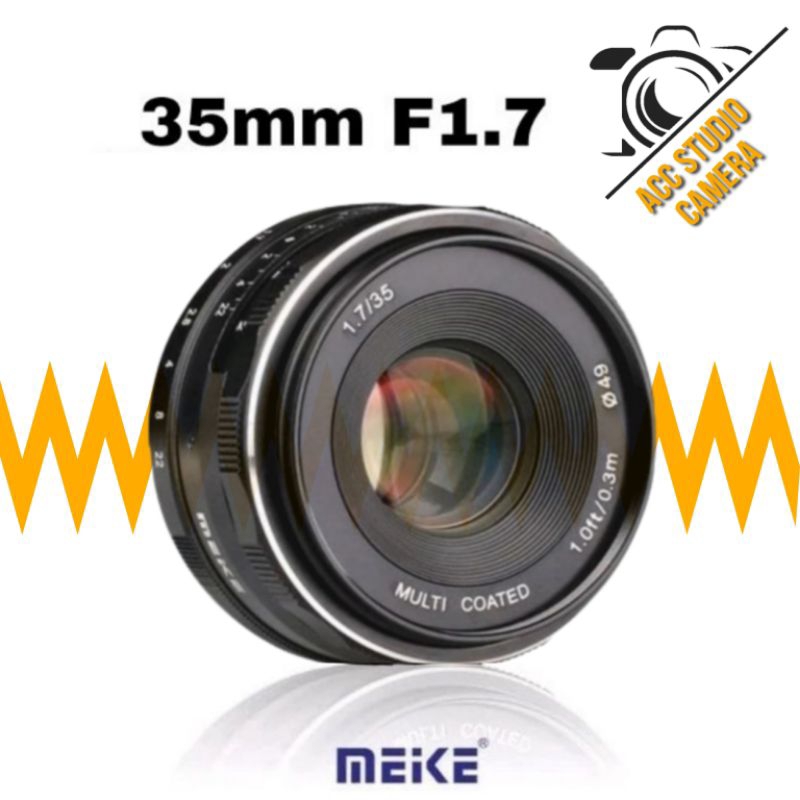 Jual Lensa MEIKE 35mm F1,7 APCS For Mirolles Canon EFM EOS M-Fuji ...