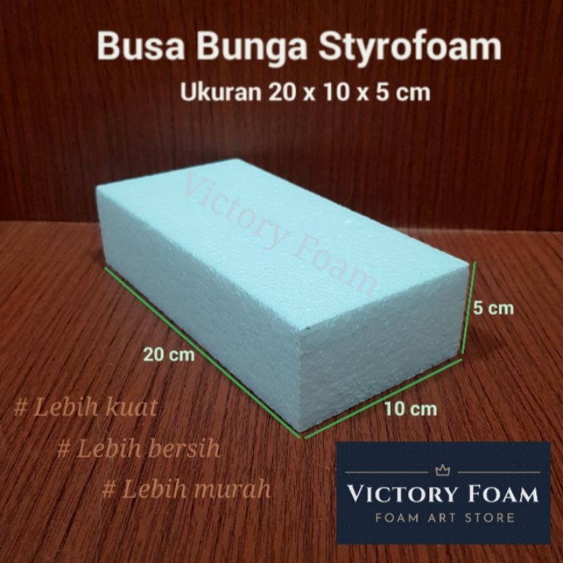 Jual BUSA STYROFOAM_BUSA BUKET_BUSA BUNGA Uk.20x10x5 cm | Shopee Indonesia