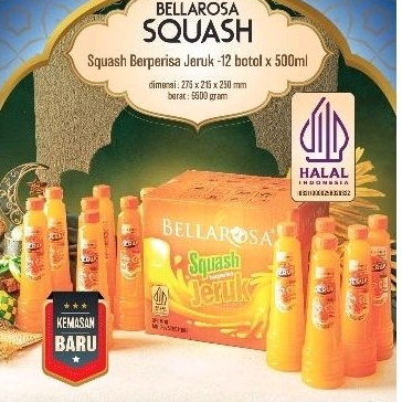 Jual Syrup Bella Rosa syrop Bellarose sirup Bella rose perbotol 500ml ...