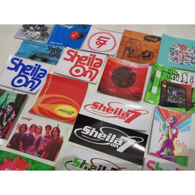 Jual Sheila On 7 Sticker Pack Merchandise Stiker Indoor & Outdoor ...