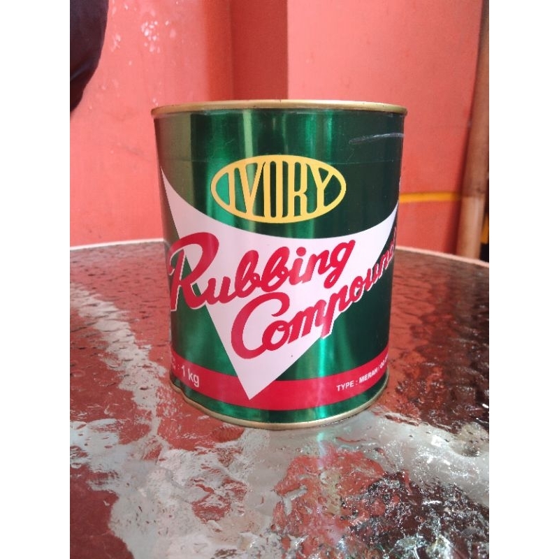Jual Ivory Rubbing Compound Warna Merah(1Kg), Kompon cat mobil | Shopee ...