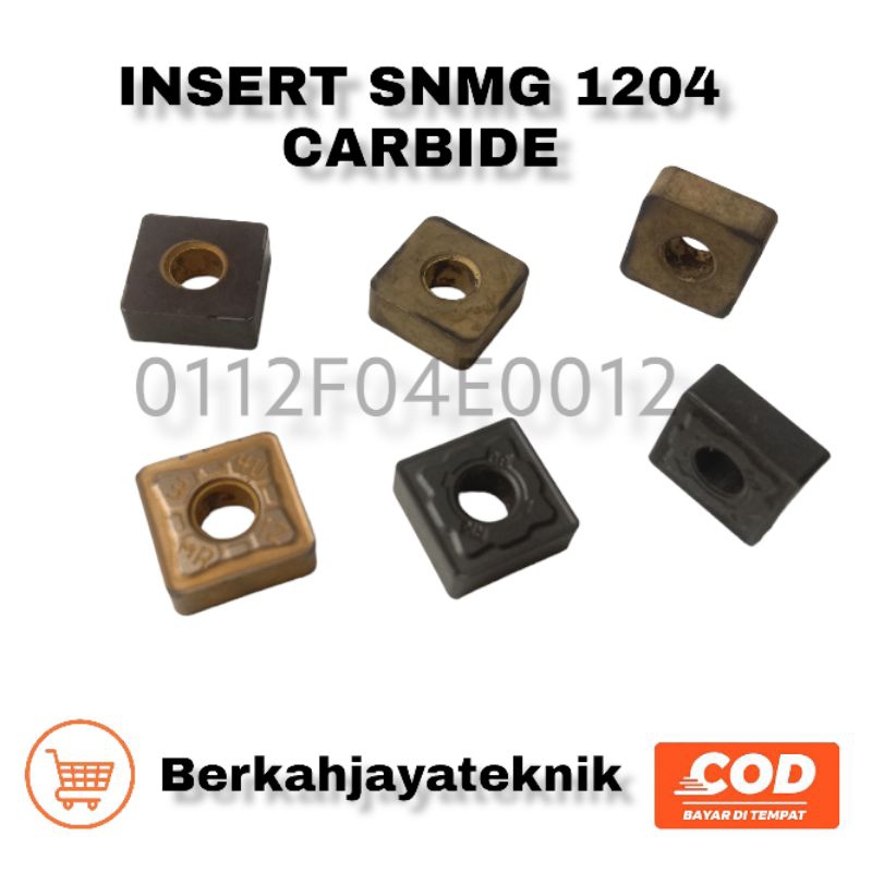 Jual Insert Bubut insert SNMG 1204 insert Carbide | Shopee Indonesia