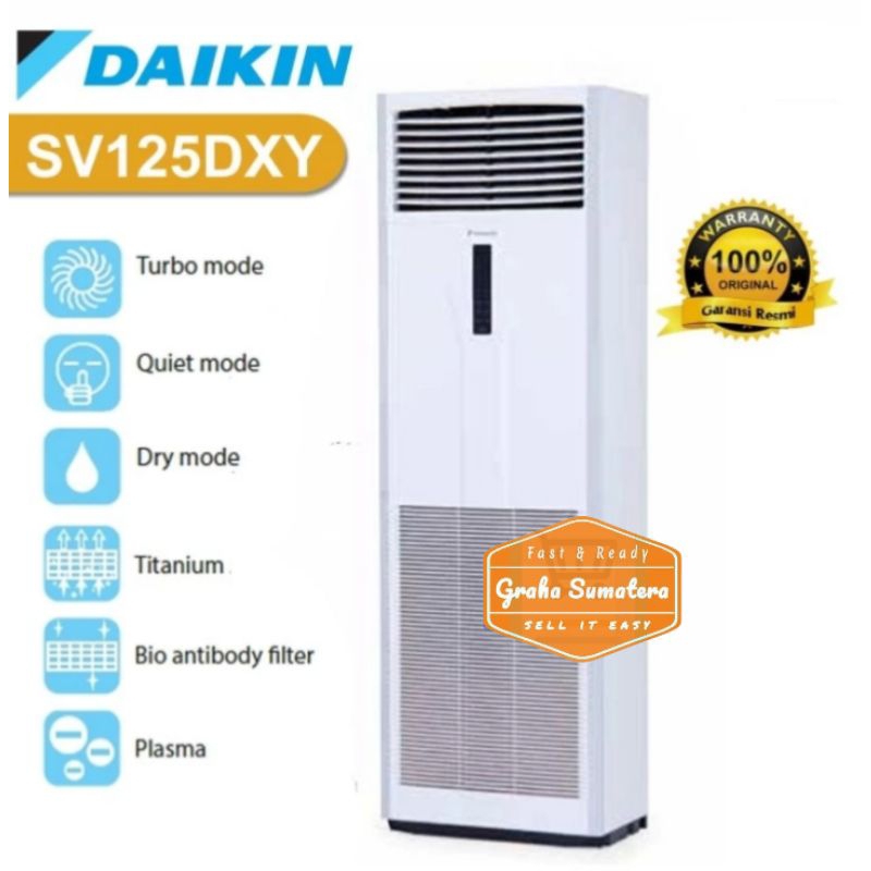 Jual AC Floor Standing Daikin 5 PK 3 PHASE Wireless Murah Medan ...