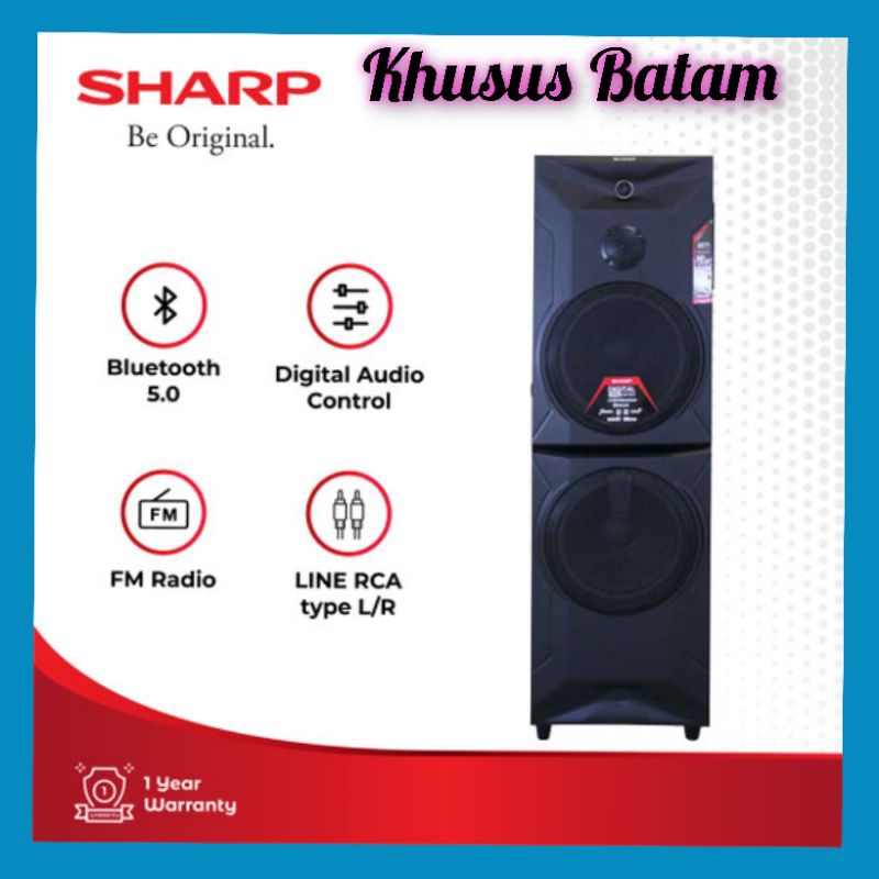 Jual SPEAKER AKTIF SHARP CBOX-DPRO22CB 12"INCH/active speaker 12"inch ...