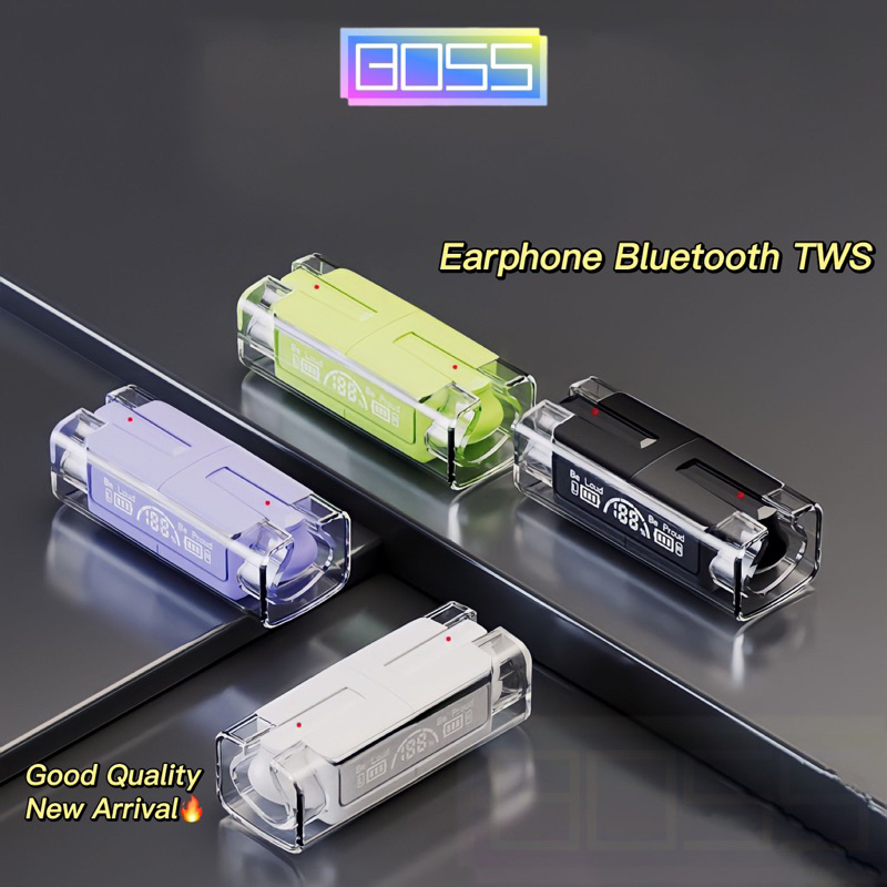 Jual BOSS-Earphone Bluetooth 5.3 TWS, Headset Gaming dengan Mic ...