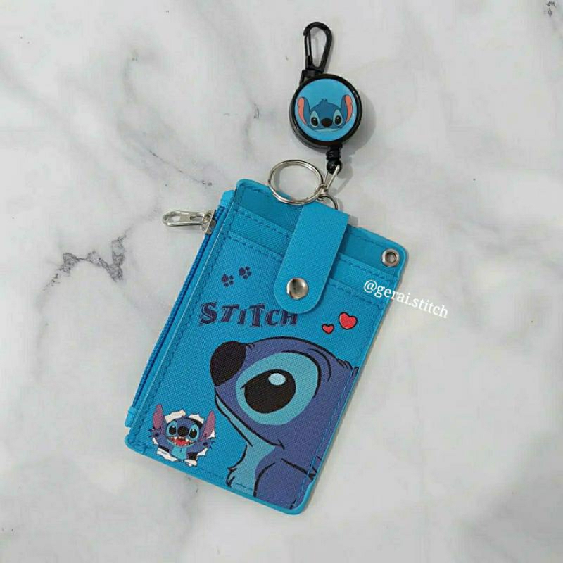 Jual Dompet Mini Hanging lilostitch blue stitch nametag | Shopee Indonesia
