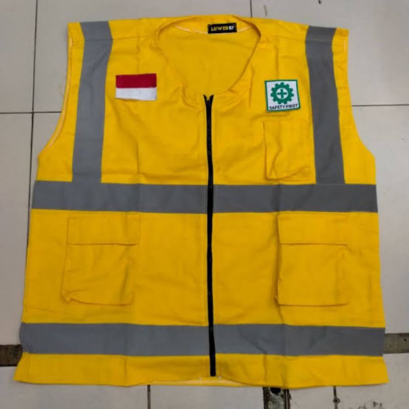 Jual Rompi Safety /Rompi Safety bahan Drill Premium /Rompi Safety ...