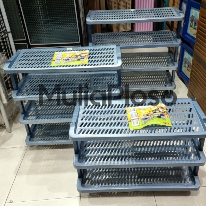 Jual Rak sepatu plastik susun, maxi Lion Star | Shopee Indonesia