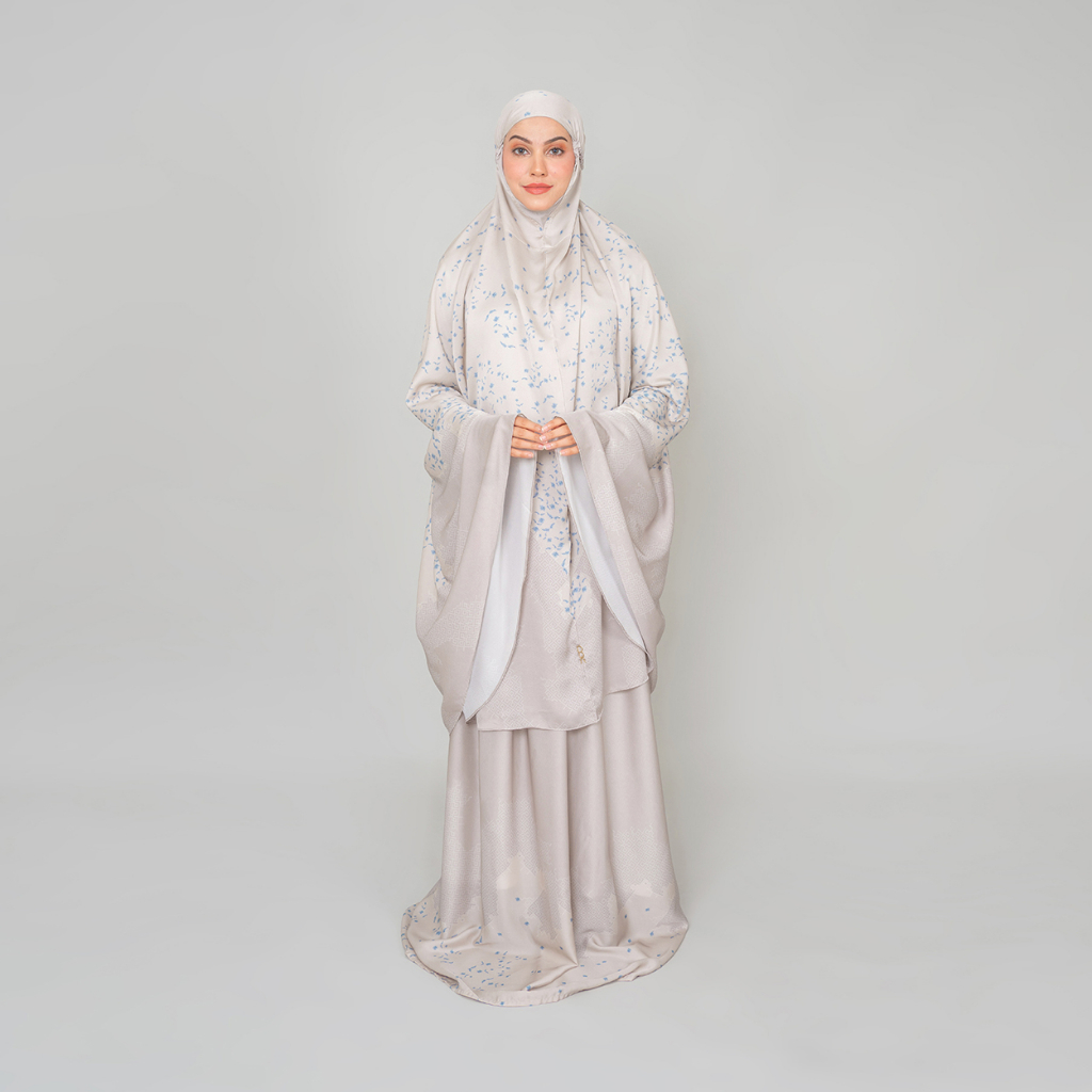 Jual Mukena DOA - Fayla Prayer Robe - Sandshell | Shopee Indonesia