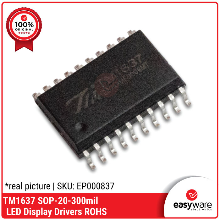 Jual TM1637 SOP-20 300mil IC TM1637 LED Display Driver IC Original ...
