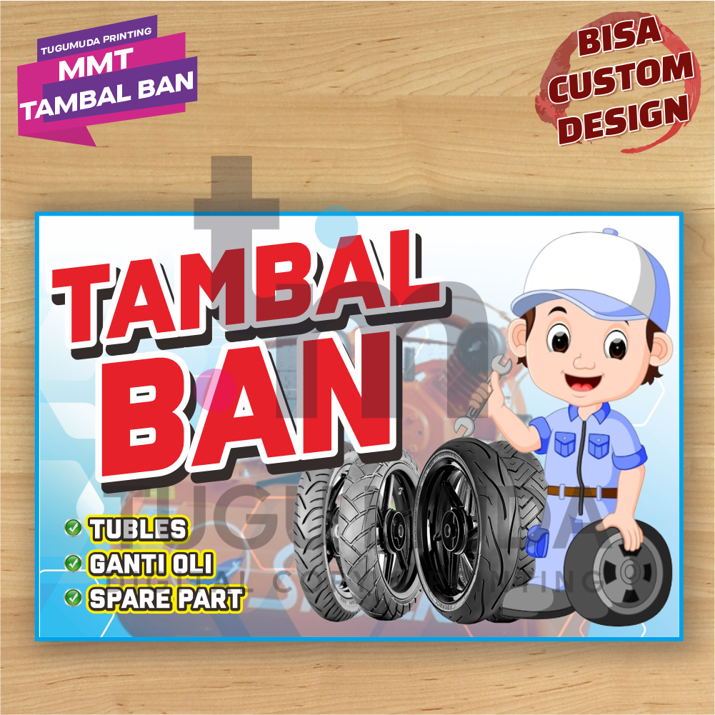 Jual Cetak Spanduk|Banner|MMT - TAMBAL BAN-TUBLES-GANTI OLI | Shopee ...