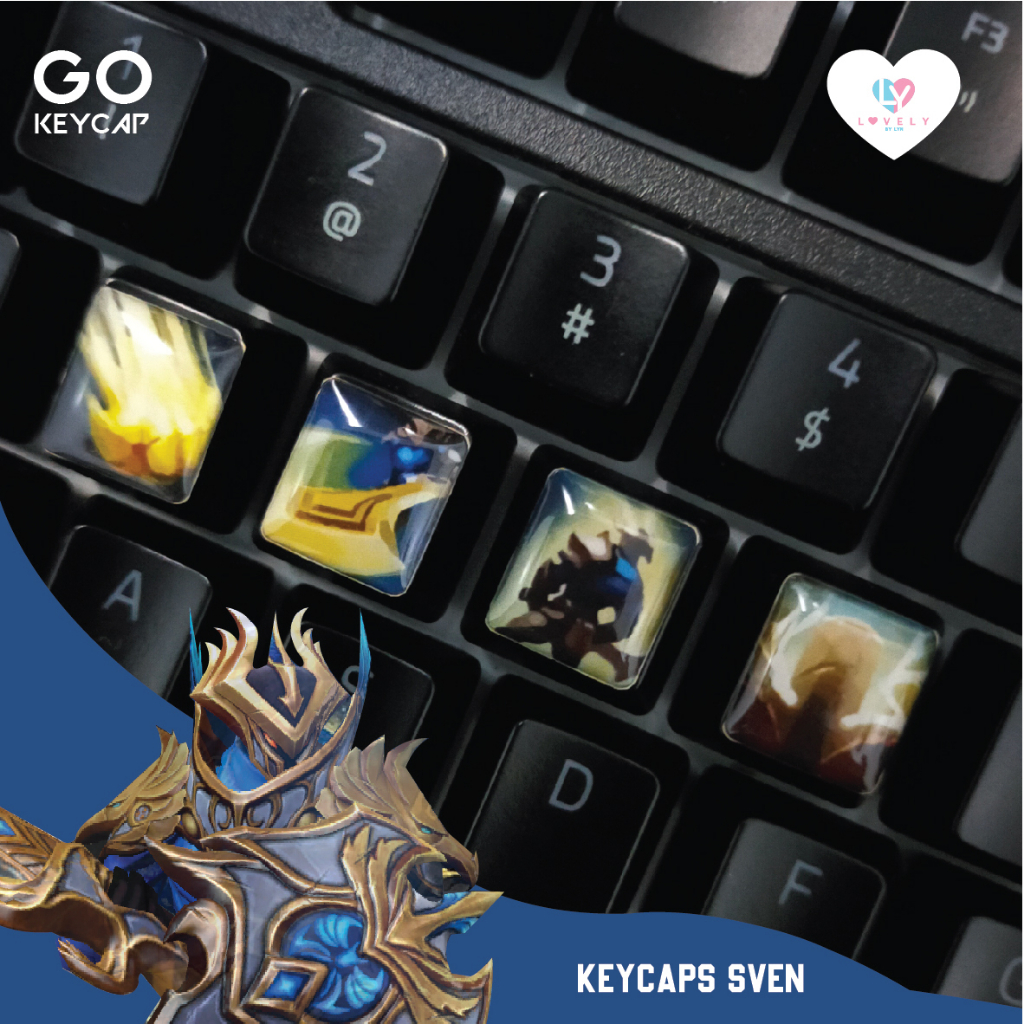 Jual Keycaps PBT Dota2 Sven Ability | GO KEYCAPS | Shopee Indonesia