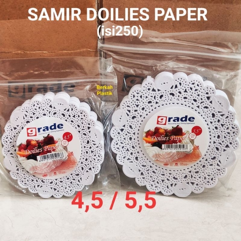 Jual Kertas Renda Doilies Paper Grade 4,5inch Diameter 11cm - 250pcs ...