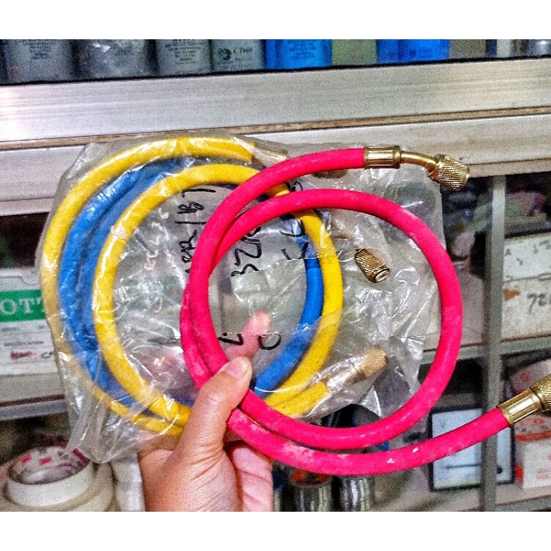 Jual Selang Manifold/selang freon R22 R134a panjang 90cm | Shopee Indonesia