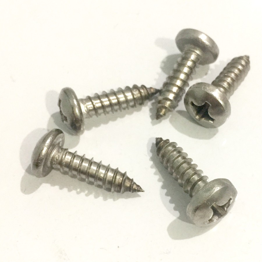Jual Sekrup Tapping Screw PH+ #12x5/8 Stainless Steel SUS 304 Skrup ...