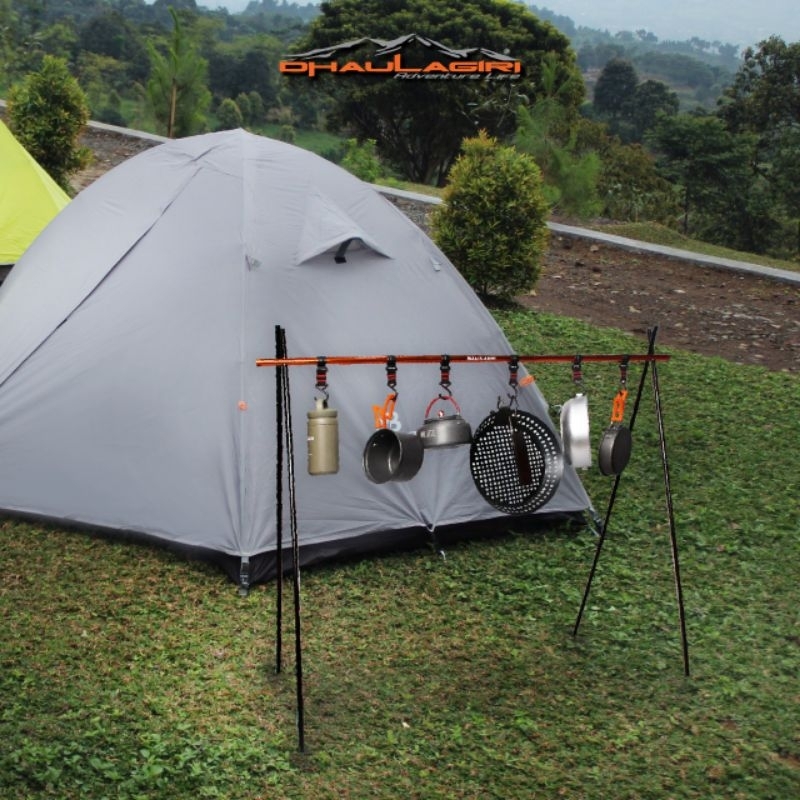 Jual Tripod hanging rack gantungan - rak camping outdoor dhaulagiri ...