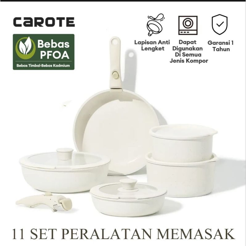 Jual READY!!! Carote Set EIGHT MILE PLACE Detachable Handle Lepas ...