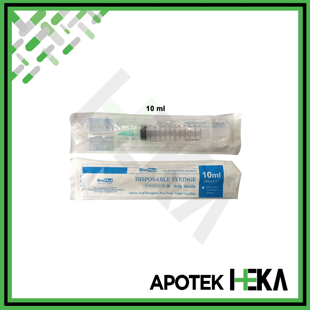 Jual Disposable Syringe 1 3 5 10 ml cc Spuit Sekali Pakai Onemed Suntikan (BANDUNG) | Shopee ...