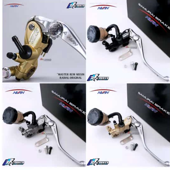 Jual master rem nissin axial dan radial universal original nissin samurai | Shopee Indonesia