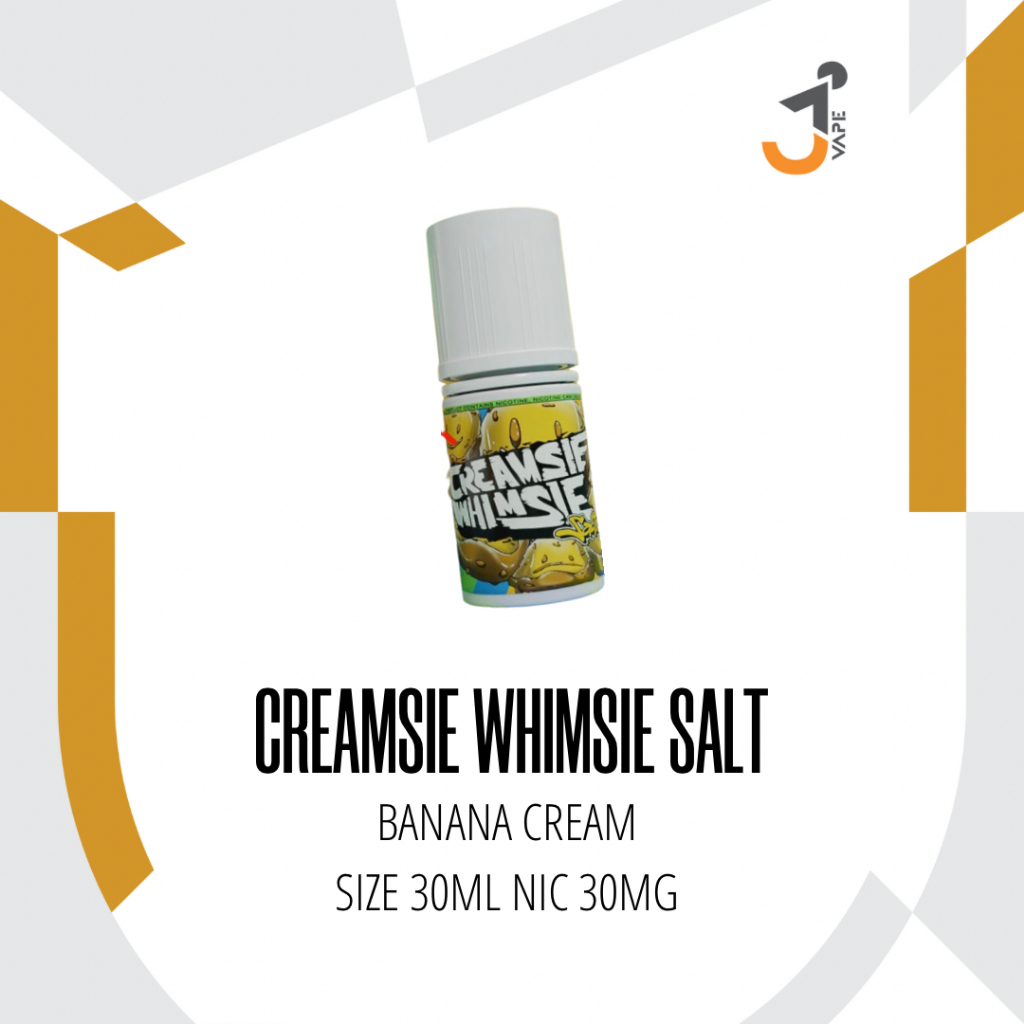 Jual CREAMSIE WHIMSIE SALTNIC 30ML BY VEM JUICE X IVAN IBRAHIM E-LIQUID ...