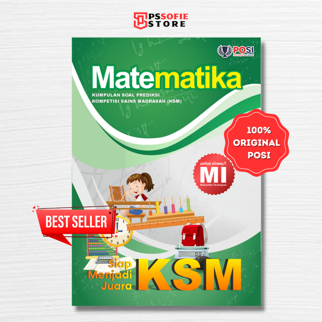 Jual Buku Olimpiade KSM Matematika MI/SD Terintegrasi POSI - Kumpulan Soal Prediksi Kompetisi ...