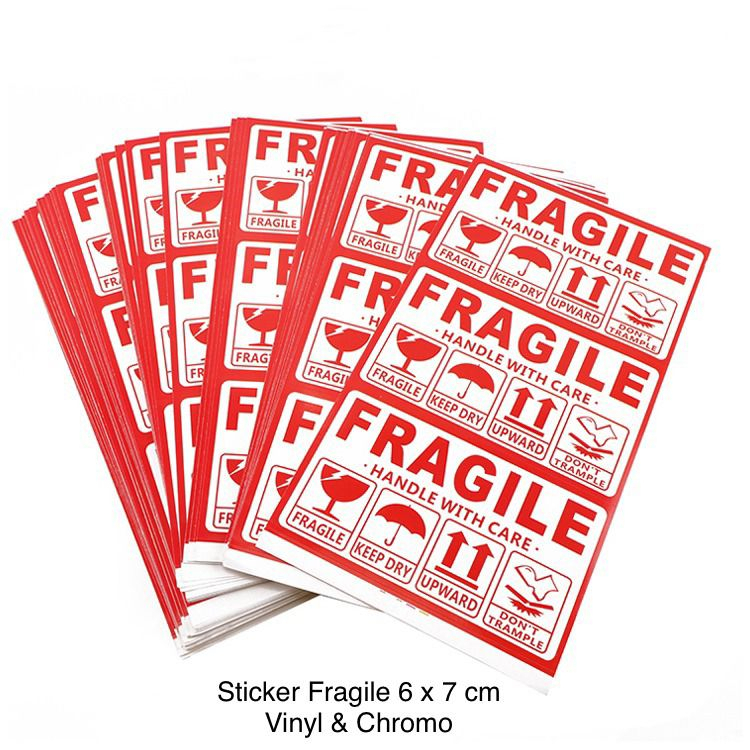 Jual WDPrint Cetak Stiker Fragile / Cetak Stiker Label Pengiriman ...