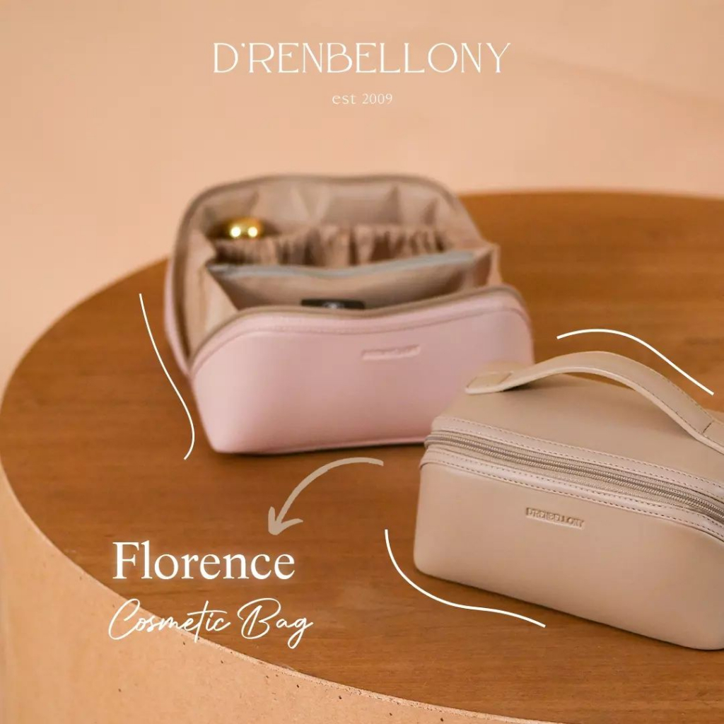 Jual FLORENCE COSMETIC BAG BY DRENBELLONY ORIGINAL | Shopee Indonesia
