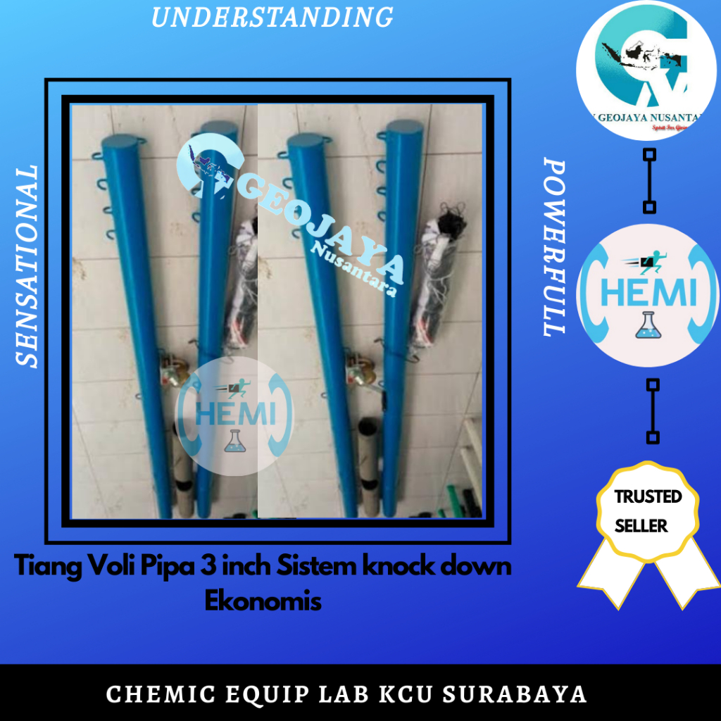 Jual ECO Tiang Voli Pipa 3 inch Sistem knock down | Shopee Indonesia