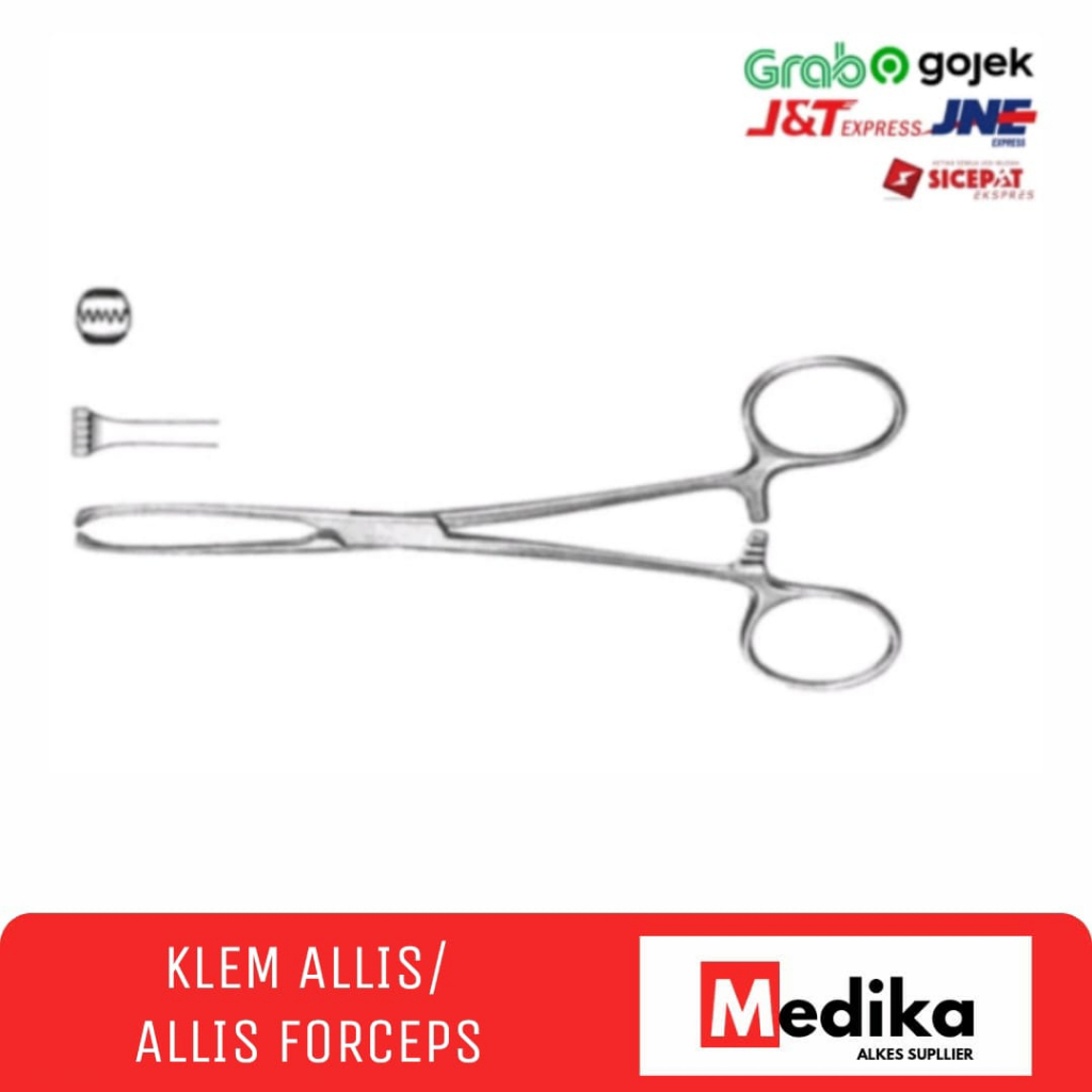 Jual Allis Clamp / Klem Allis / Allis Intestinal Forceps | Shopee Indonesia
