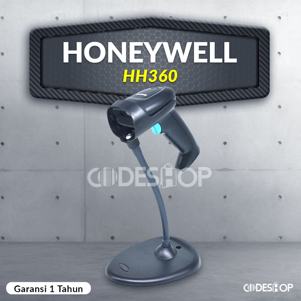 Jual Scanner Barcode 1D HONEYWELL HH 360 - HH360 Linier Laser ( USB ...