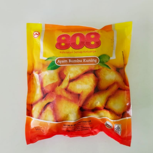 Jual 808 Ayam Bumbu Kuning Netto 500 gram Produk Daging Ayam Olahan ...