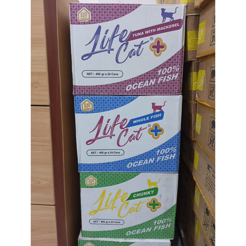 Jual Life Cat Kaleng Plus 1 Dus (Isi 24 Pcs) | Shopee Indonesia