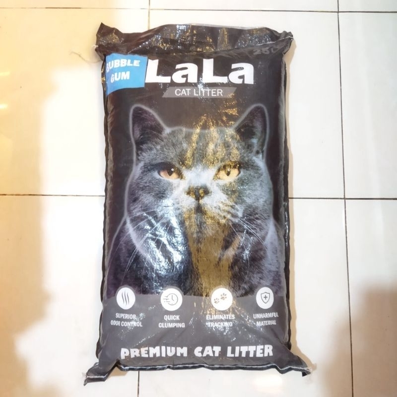 Jual LALA CAT LITTER 25L Gojek only PASIR KUCING GUMPAL WANGI | Shopee ...