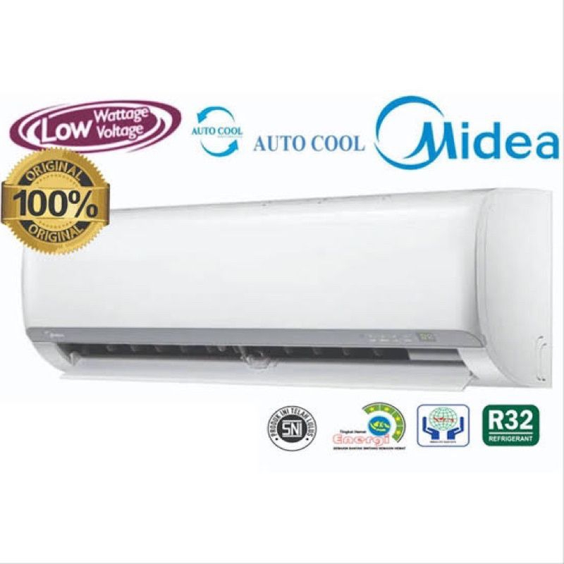 Jual AC Midea MSAF-05CRN2X / AC Midea 0.5 PK low Watt( pemasangan kusus ...