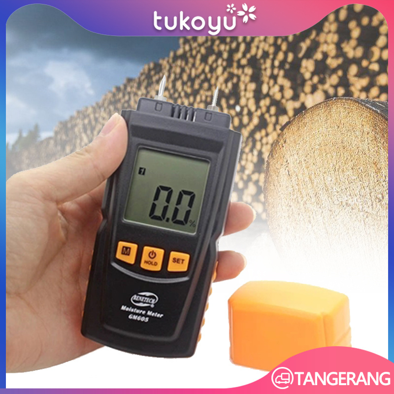 Jual Digital Moisture Meter Pengukur Kadar Air Kayu/Timber Damp ...