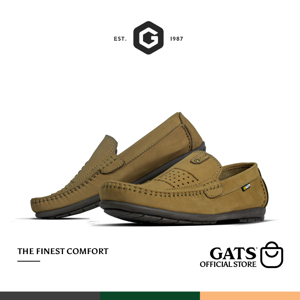 Jual GATS - HK 0003 - Sepatu Pria Slip On Casual | Shopee Indonesia