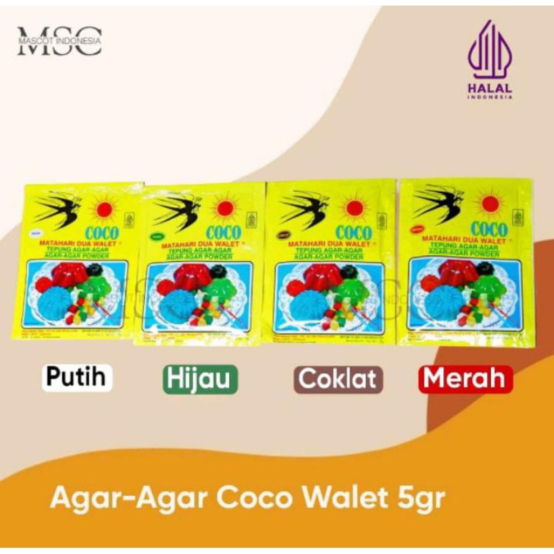 Jual Agar Swalow | Agar Agar Bubuk | Agar Agar Puding Coco matahari dua ...