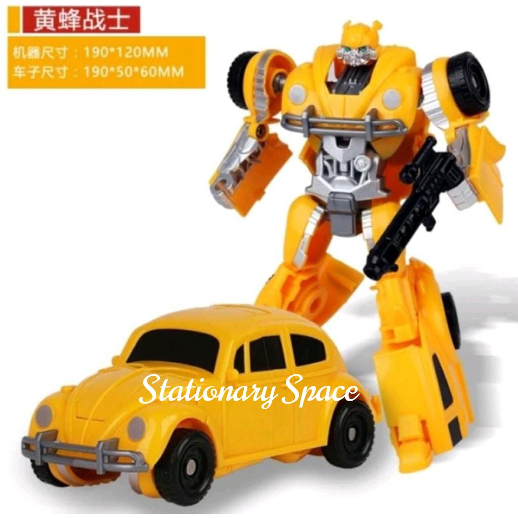 Jual Mainan Anak Robot Figure BMB Deformation BumbleBee Camaro ...