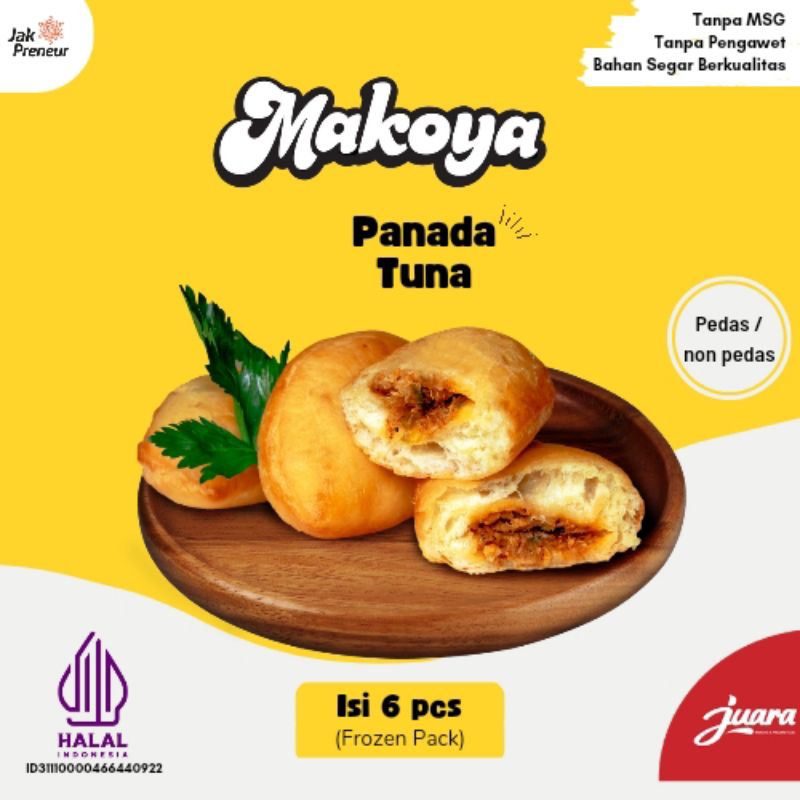 Jual PANADA TUNA Makoya Frozen & Matang | Halal | Shopee Indonesia